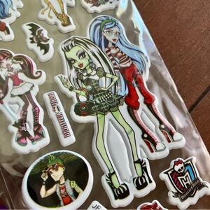 monster high | Toys | Monster High Puffy Stickers 6 Sheets 7 Ct | Poshmark